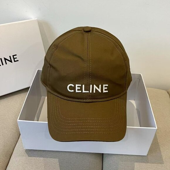 Celine | Accessories | Authentic Celine Olive Green Baseball Cap | Poshmark